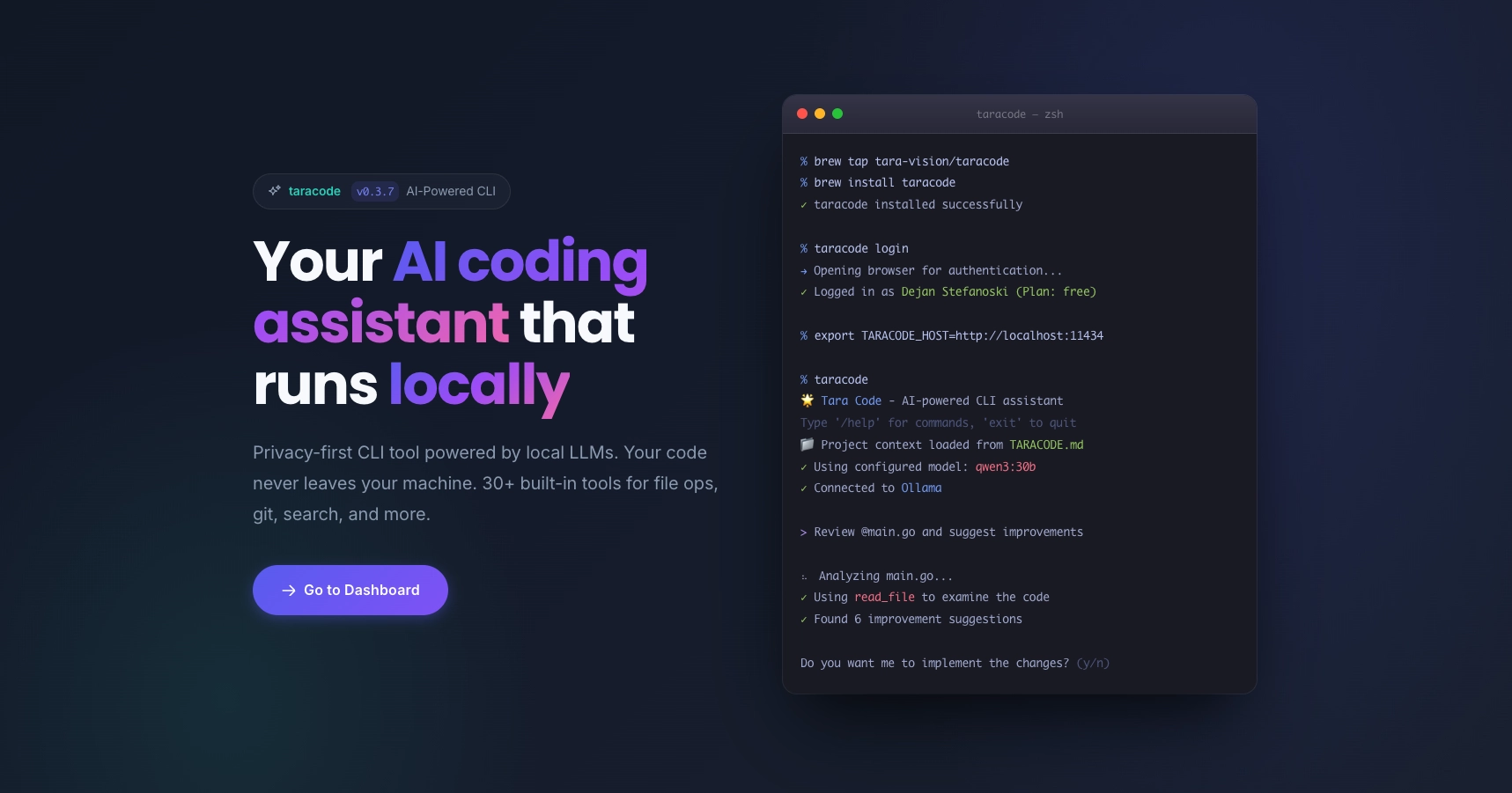 taracode - DevOps & Cloud AI Assistant